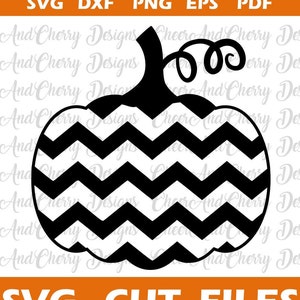 Chevron Pumpkin Svg, Stripes Svg, Thanksgiving Svg, Halloween Svg ...