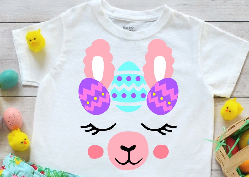 Cute Lama Face Svg Easter Llama SVG Girls Easter Svg File - Etsy Canada