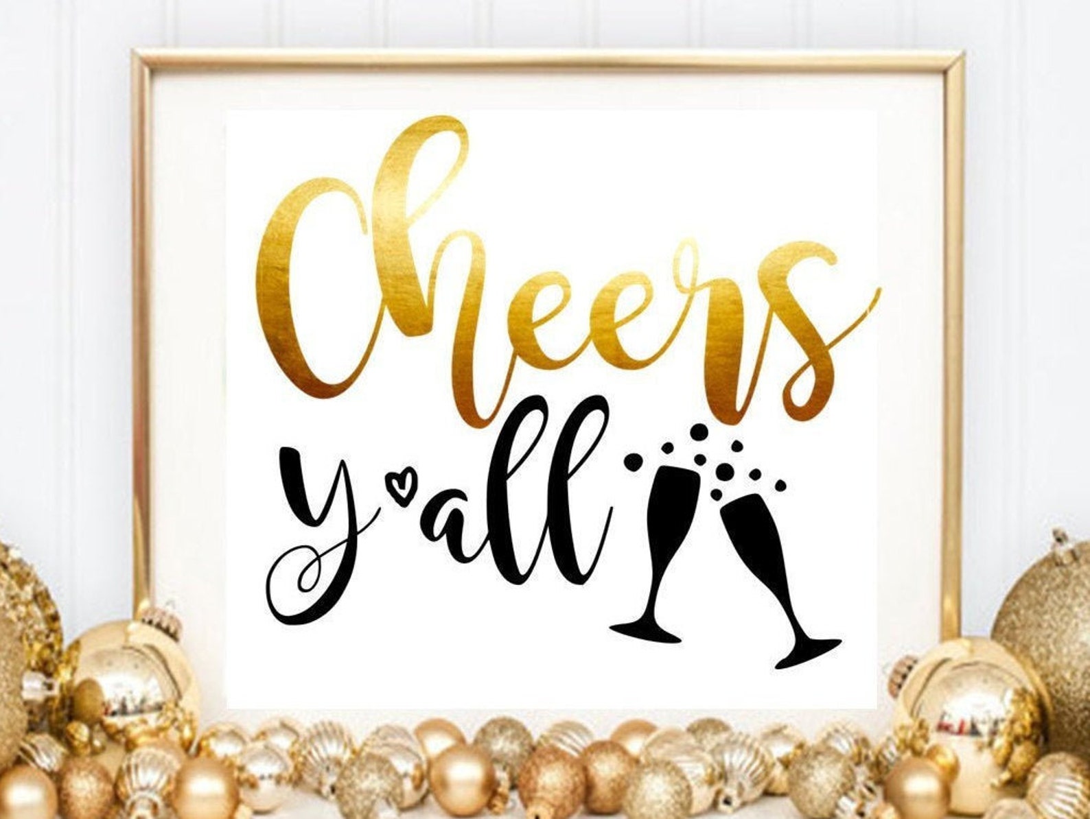 Cheers Y'all SVG New Years Svg Cheers SVG for Cricut - Etsy Singapore