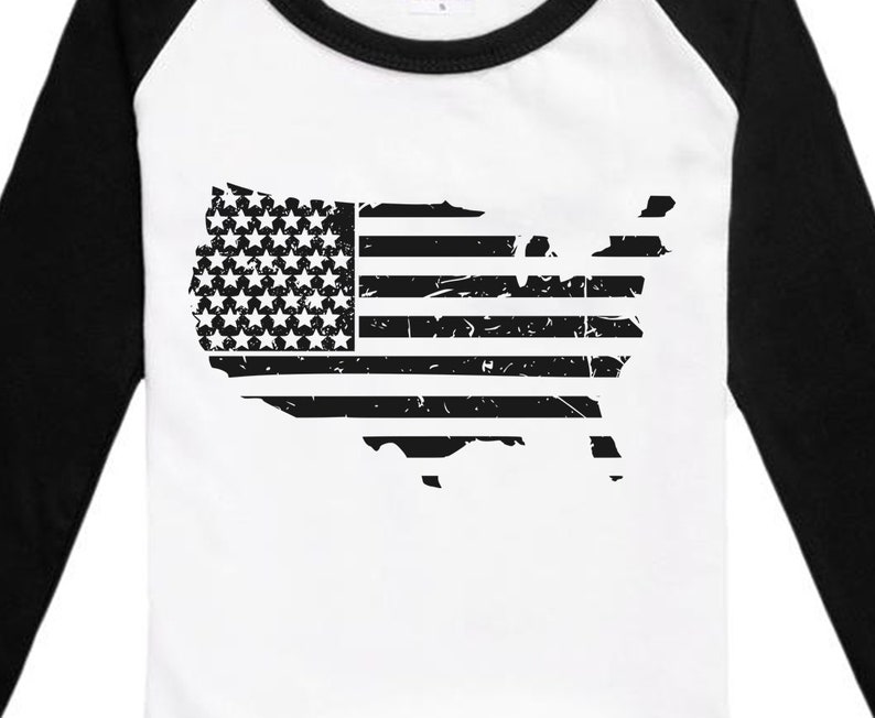 Distressed USA Map Svg America SVG for Silhouette American | Etsy