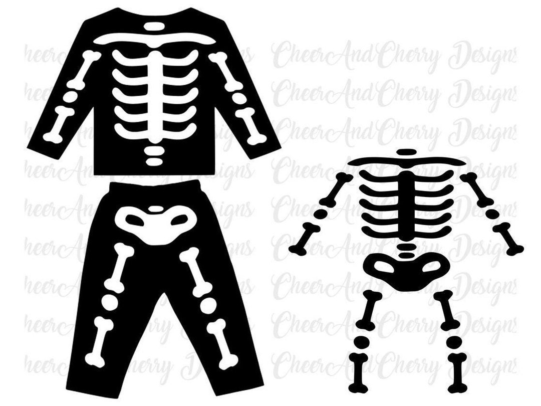 Skeleton Svg, Halloween Sceleton SVG for DIY Halloween Costume, Boys ...