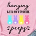 Hanging With My Peeps Svg, Easter Bunny Svg for Teacher, Easter Svg ...