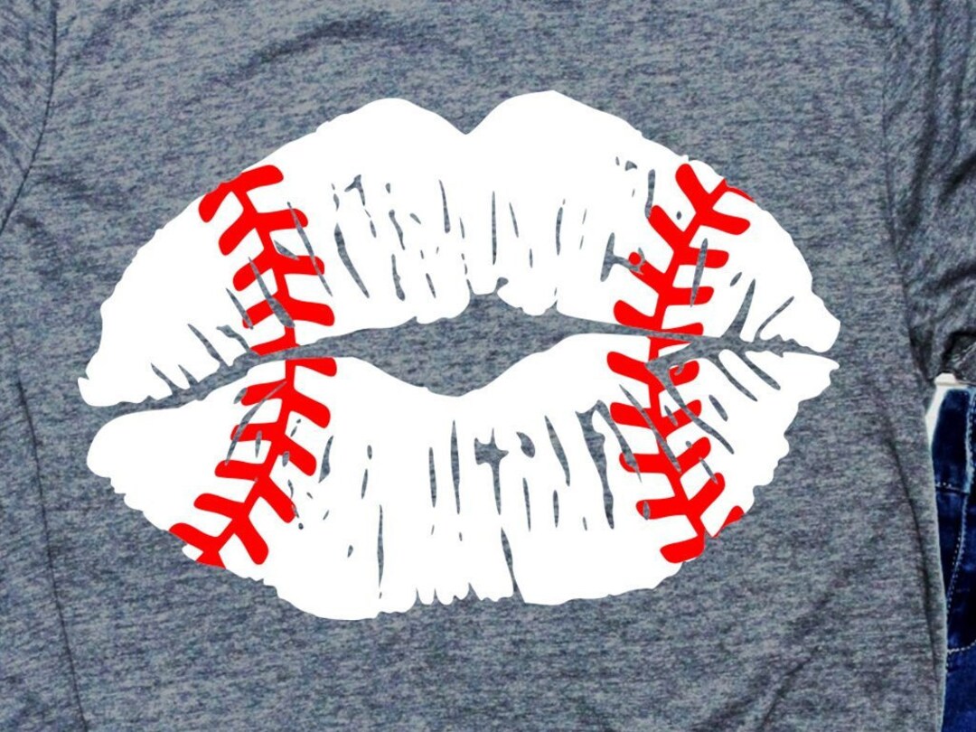 Baseball Lips Svg Png, Distressed Baseball Svg, Grunge Baseball Mom Svg ...
