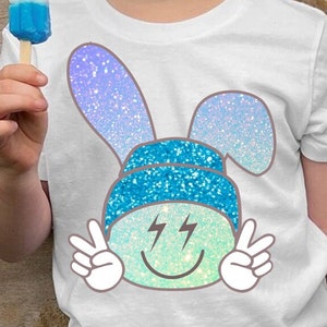 Bunny Face Svg Png Retro Easter Bunny Svg for Boys Smiling Face Png ...