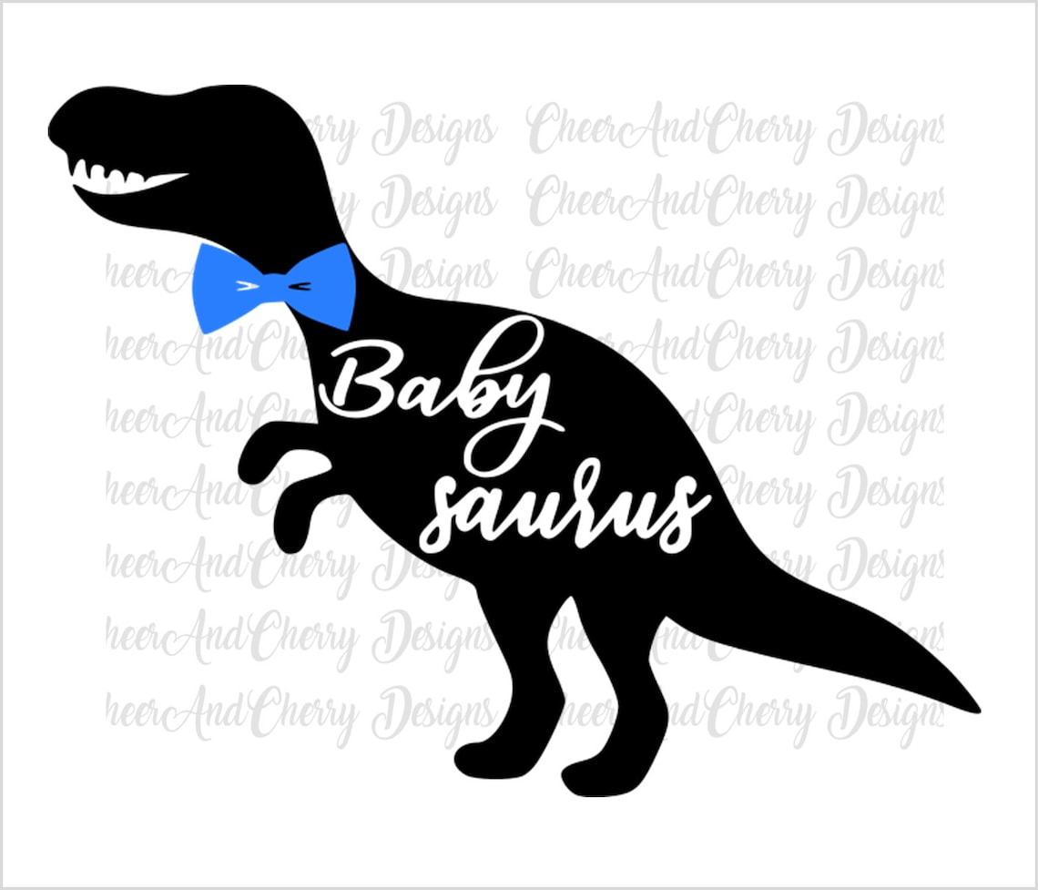 Babysaurus SVG T-rex Svg for Baby Boy Birthday Dinosaur Svg. - Etsy