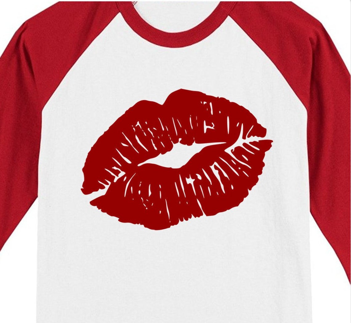 Distressed lips Svg Dxf Eps Jpg Png | Etsy