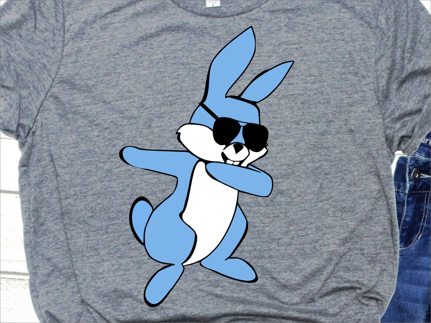 Dabbing Bunny Svg Easter Svg for Boy Easter Svg Files for | Etsy