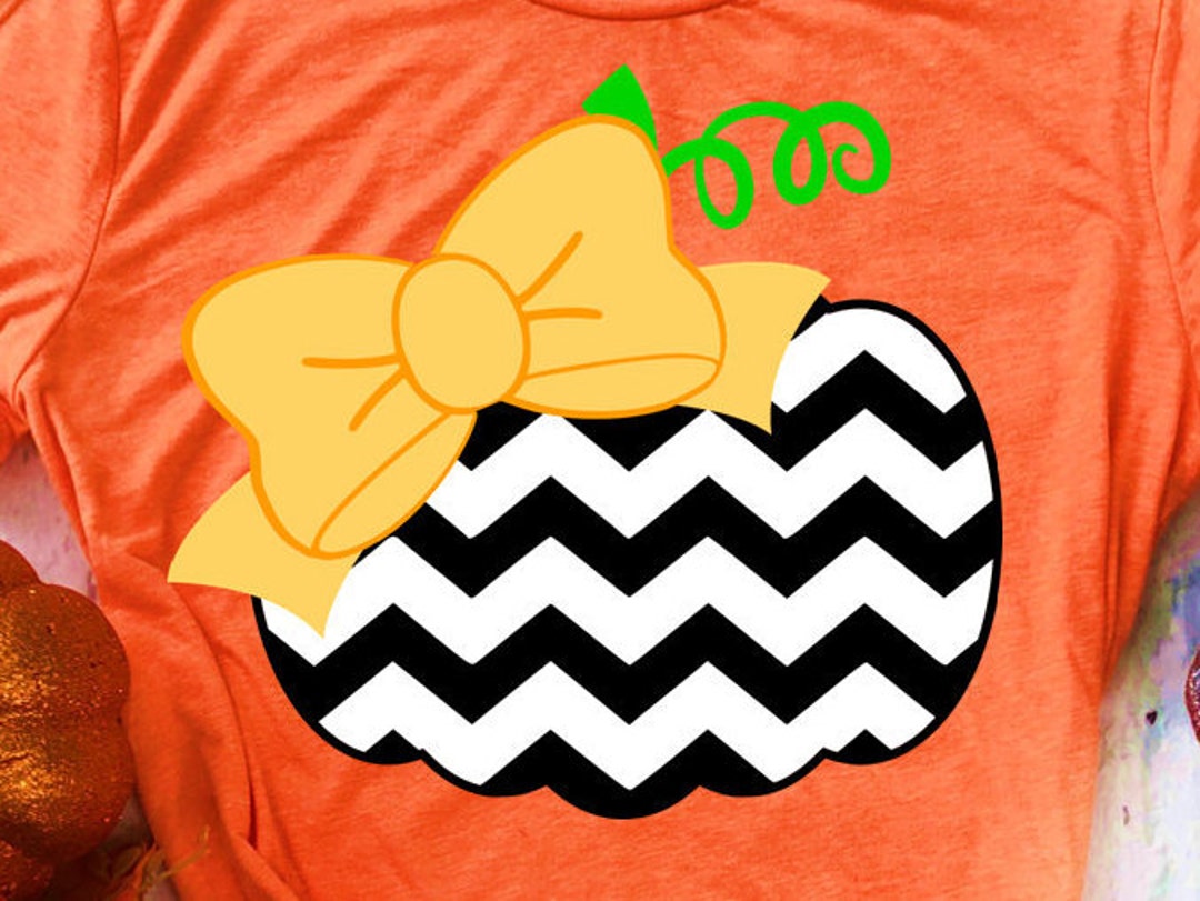 Chevron Pumpkin Svg, Halloween SVG Files for Cricut and Silhouette ...