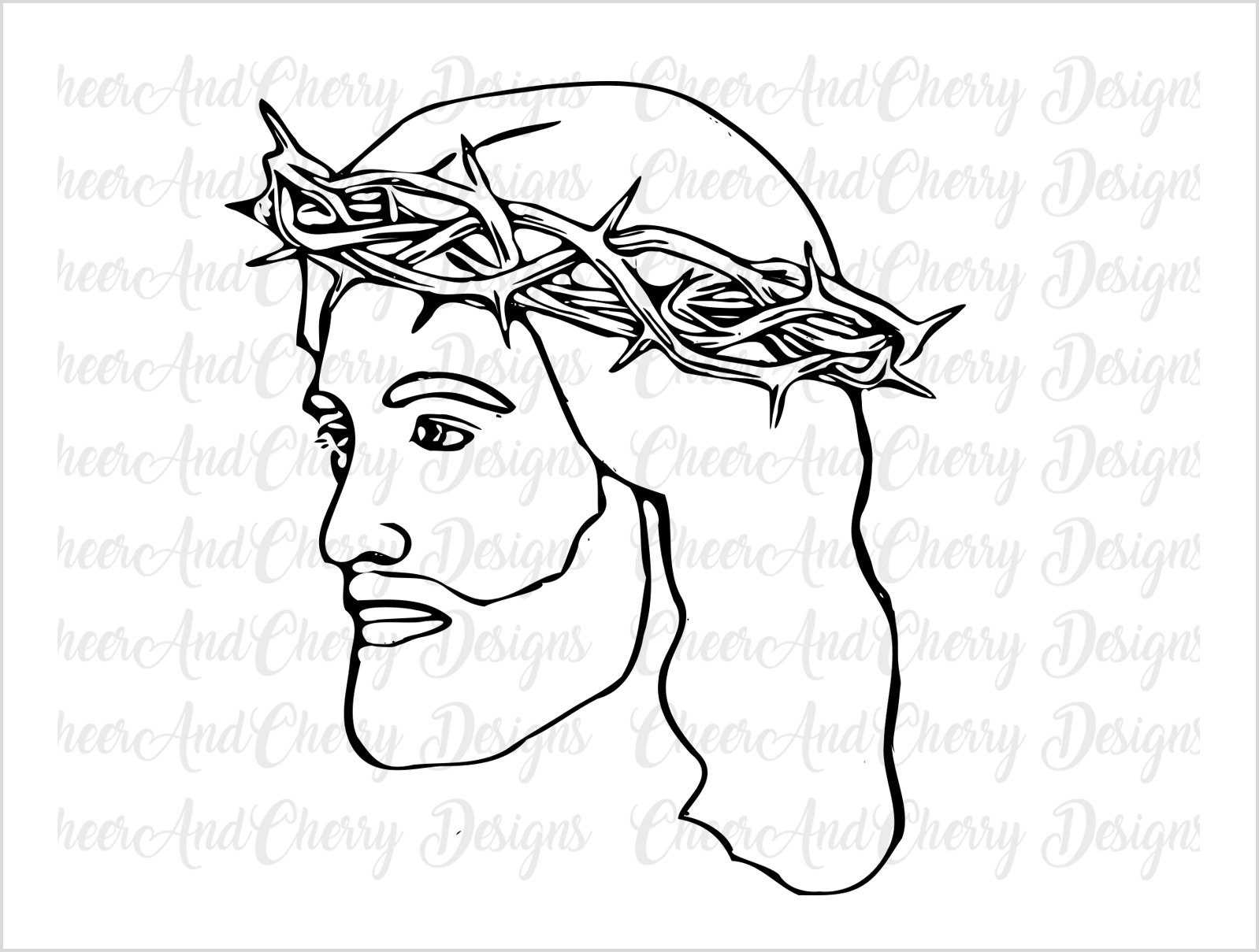 Christian SVG PNG Bundle Easter Svg Files Hand Drawn Jesus - Etsy