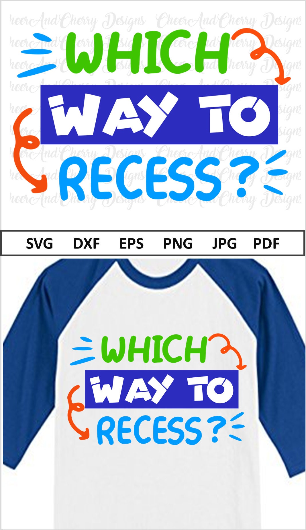 Recess SVG File: Funny Back to School Design (digital Download) - Etsy