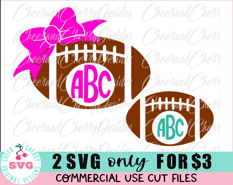 Football Lace SVG Football Bow Svg Football Svg File Football | Etsy