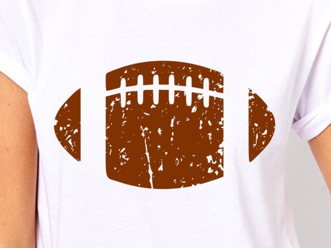 Distressed Football Svg Files for Cricut and Silhouette - Etsy