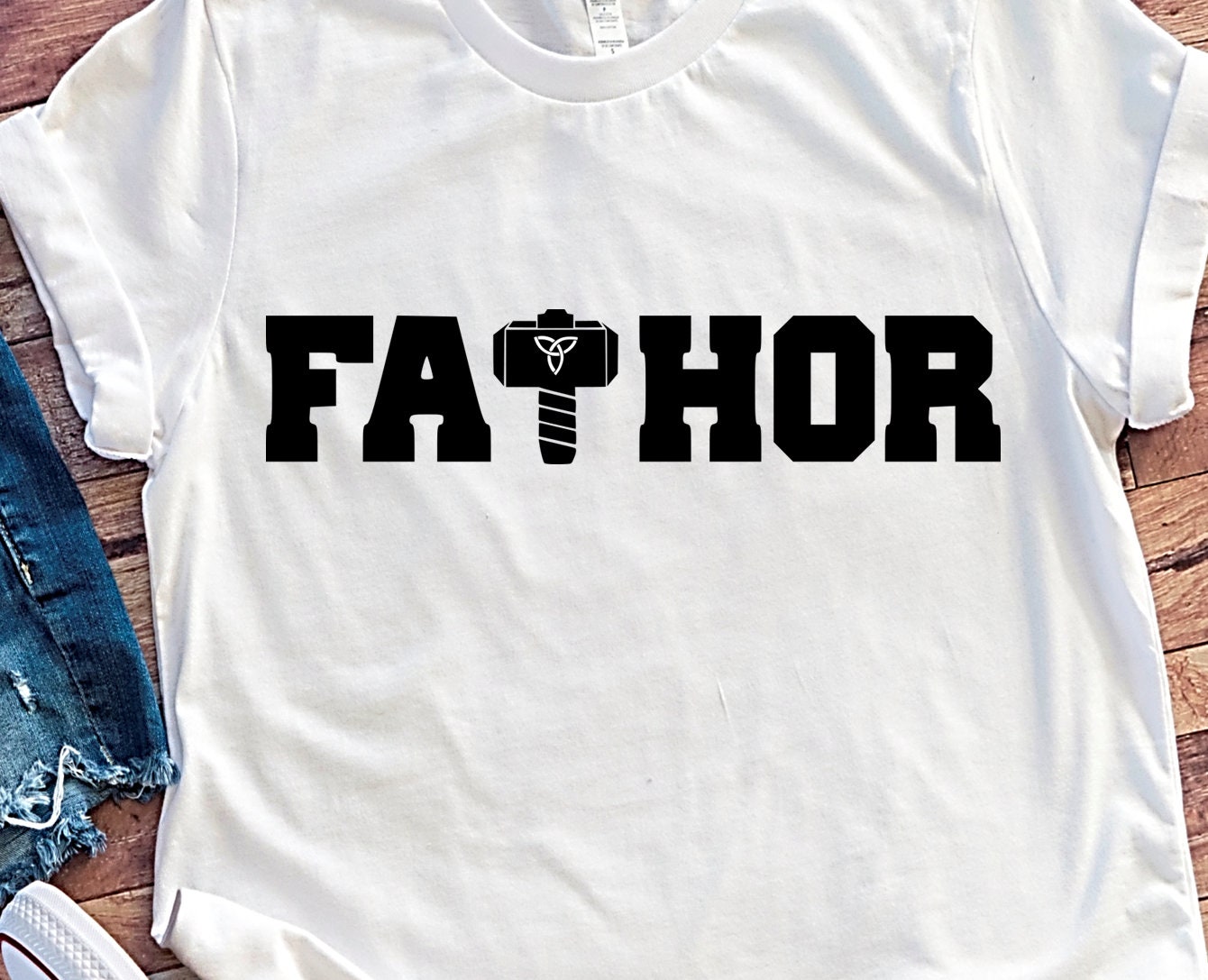 Fathor SVG DXF Son thor Svg Fathers day cut file daddy and | Etsy