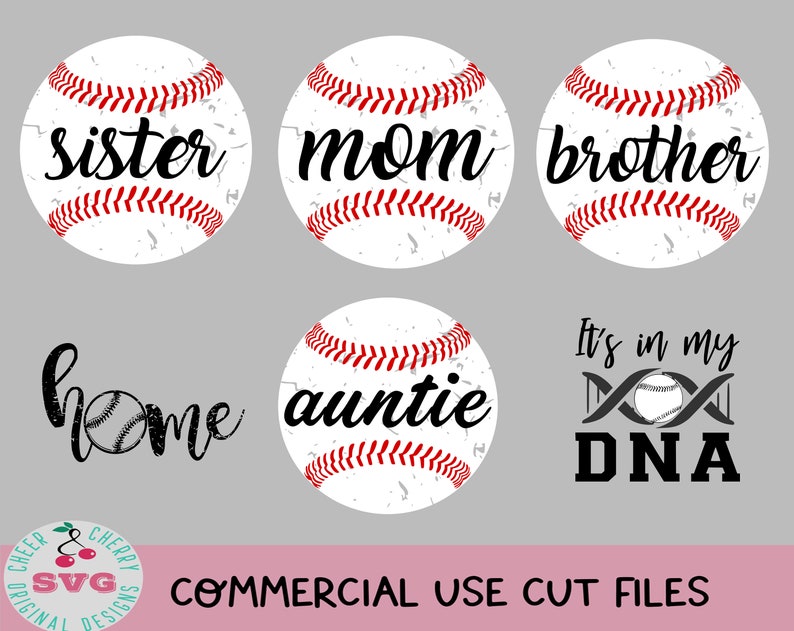 Baseball Svg Bundle For Crafters Cricut Silhouette Designs Etsy