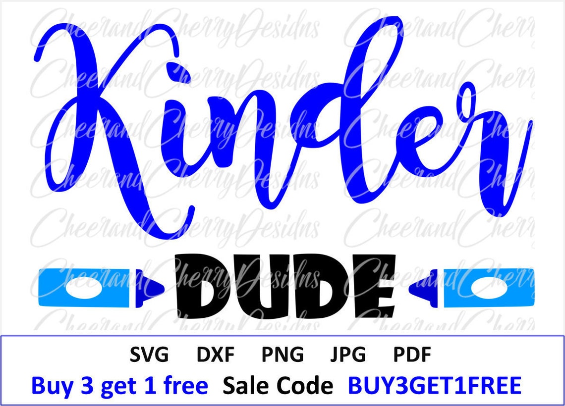 Boy Kinder Svg Kindergarten SVG Back to School Svg Hello | Etsy