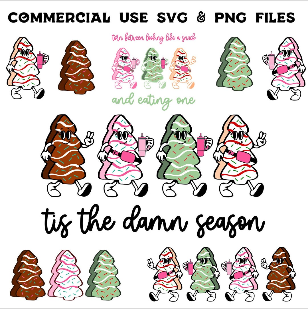 Boojee Christmas SVG PNG Bundle Oh Christmas Tree Cake Svg Lookin Like ...