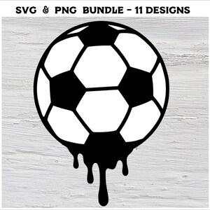 Dripping Sport Balls Svg Bundle 11 Designs Football Baseball Softball ...