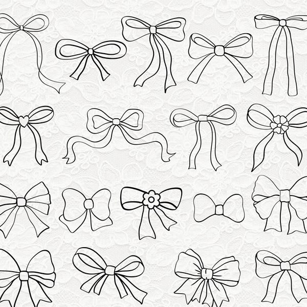 Coquette Ribbon Set - Etsy