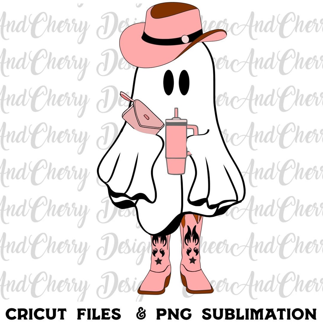 Halloween Ghost Svg Boot Scoot Spooky Svg Western Ghost Png Boo Jee Svg ...