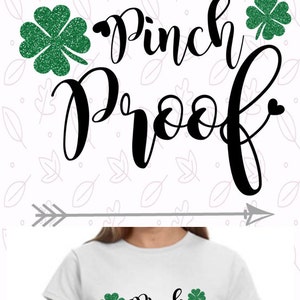 Pinch Proof SVG, Saint Patricks Day SVG St. Patrick's Day Svg, Clover ...