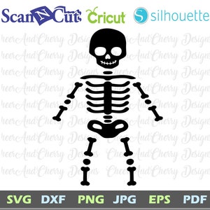Skeleton Costume Svg File Halloween Skeleton SVG for DIY Halloween ...