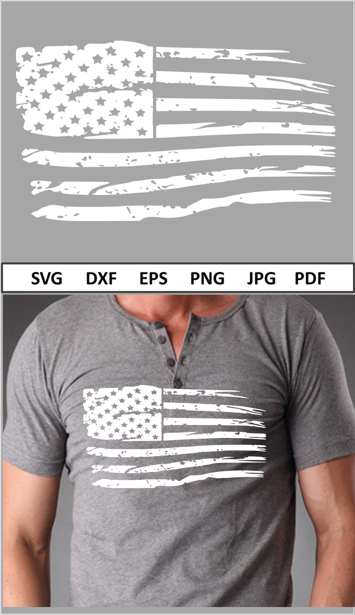 Distressed Flag Svg American flag with blue line Svg American | Etsy