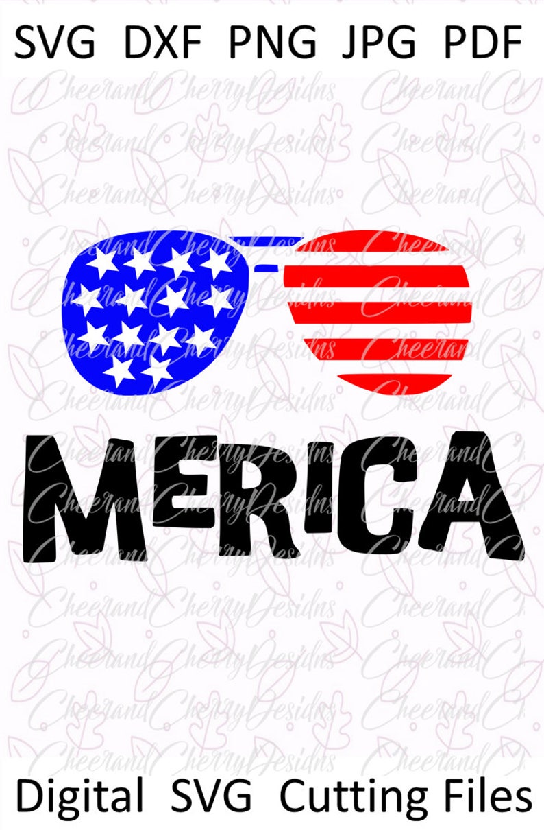 Merica Svg 4th Of July Svg File America Svg Usa Cut File Etsy