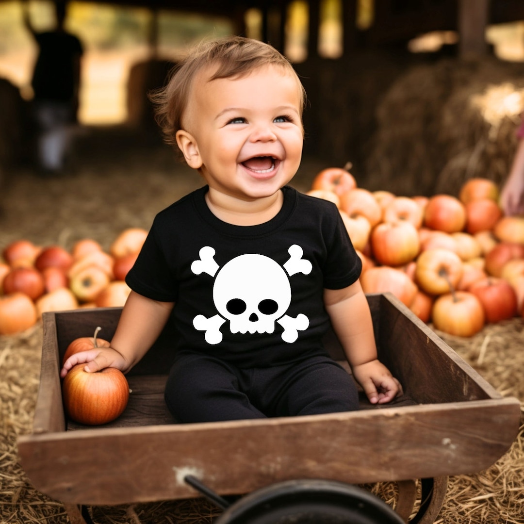 Baby Boy Halloween Skulls SVG PNG Bundle Cute Halloween Svg Skulls ...