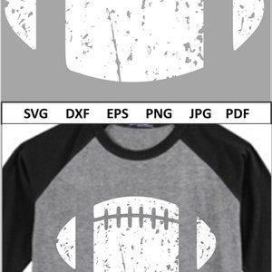 Distressed Football Svg Files for Cricut Silhouette Sport Svg for Boys ...