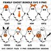 Custom Ghost Family Svg Bundle , Halloween Svg Halloween Family ...