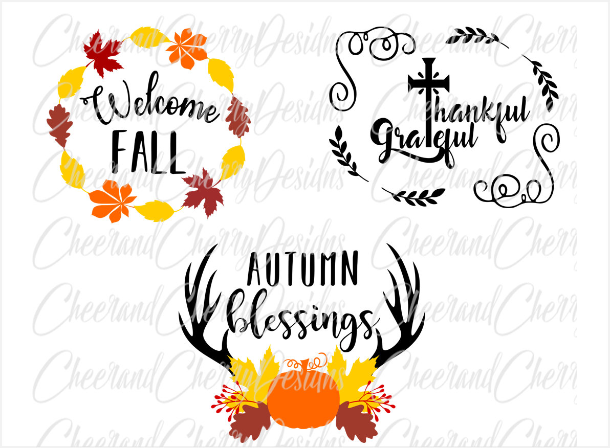 Thanksgiving SVG Bundle Fall Svg Bundle Pumpkin Svg for Cricut - Etsy
