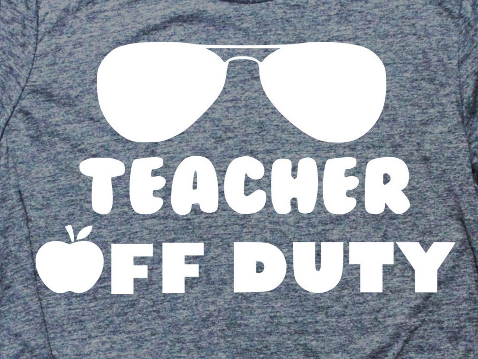Teacher off Duty Svg Dxf Png Teachers Svg With Sunglasses - Etsy