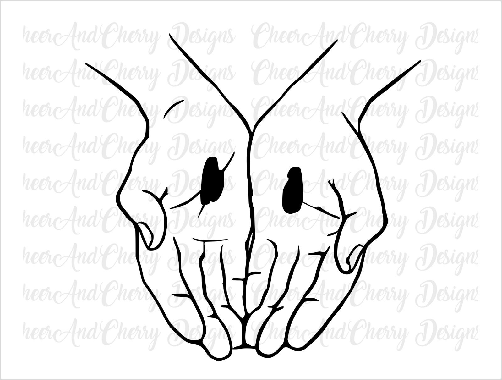 Custom Praying Hands SVG PNG Bundle 5 Easter Svg Files - Etsy