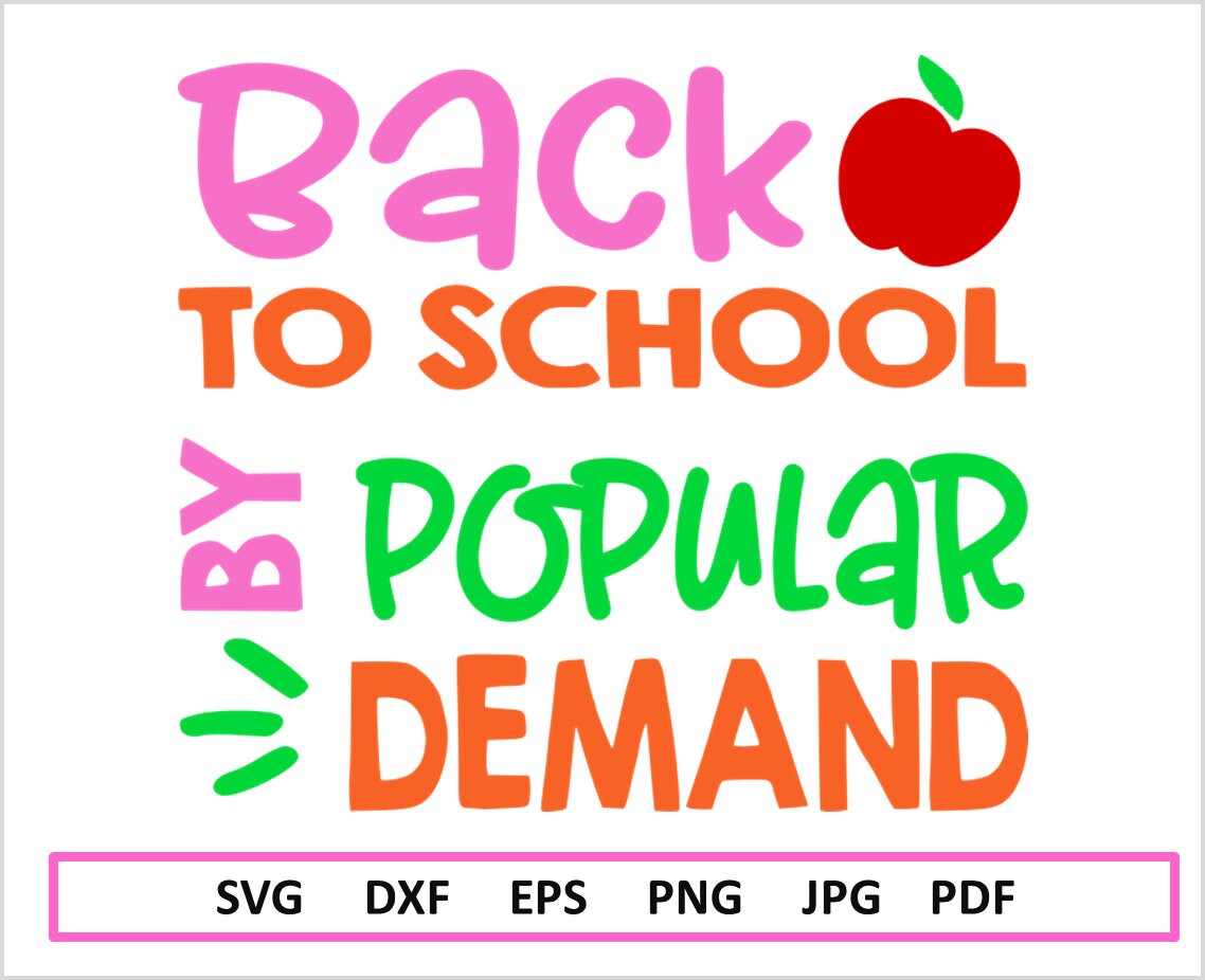 Back to School Svg Files First Day of School Svg for Girls - Etsy