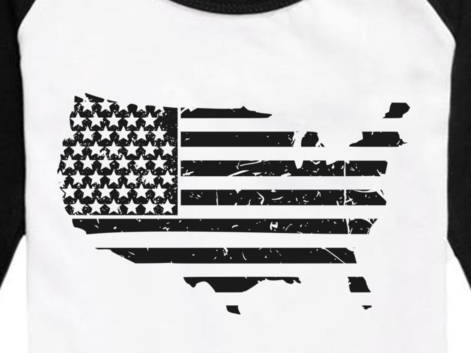 Distressed USA Map Svg Grunge American Flag Svg 4th of July - Etsy