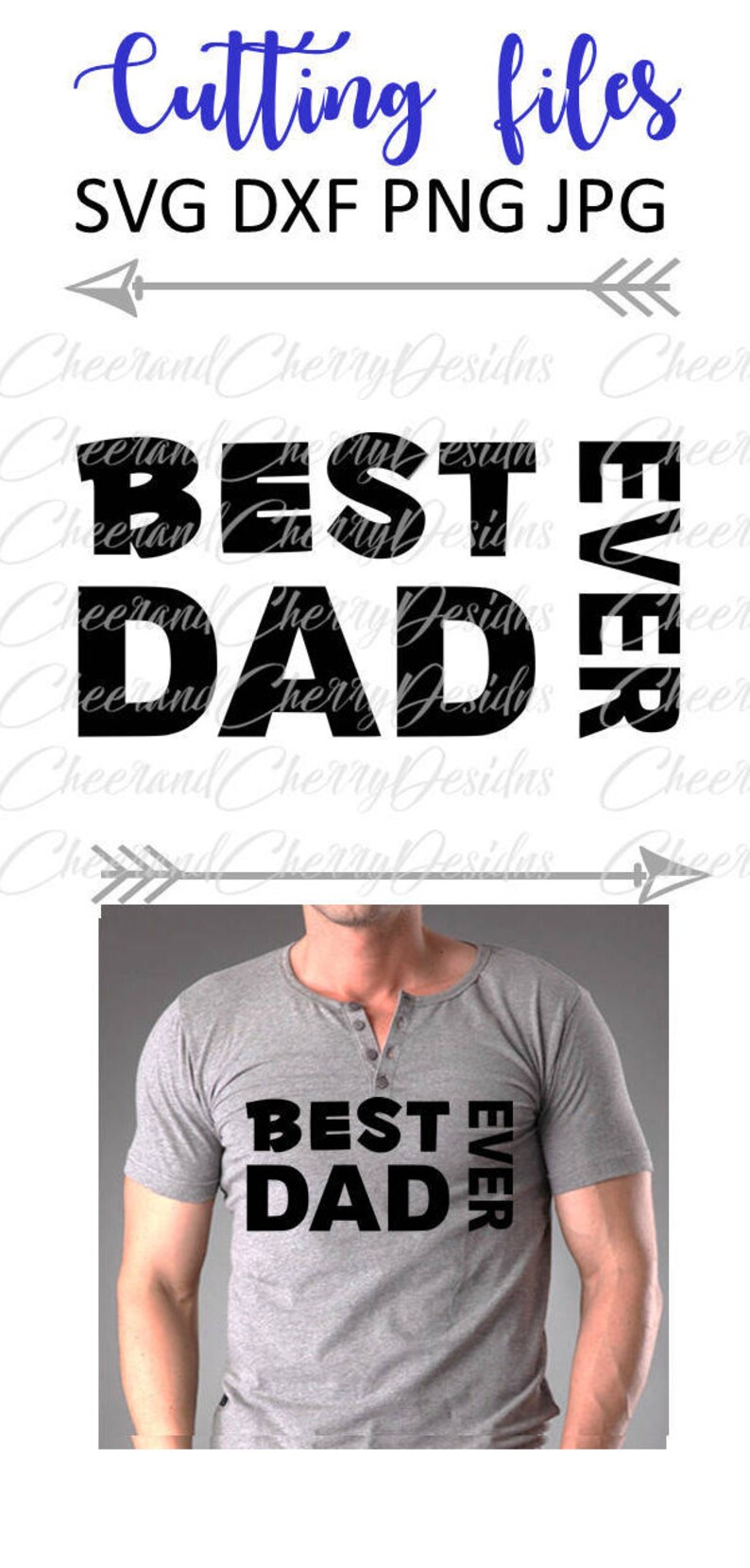 Best dad ever svg dxf png Fathers day SVG design Diy gift | Etsy