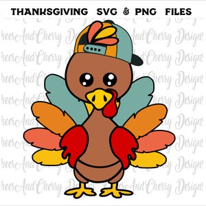 Cute Turkey SVG PNG Thanksgiving Svg for Boys Shirt Toddler Boy Turkey ...