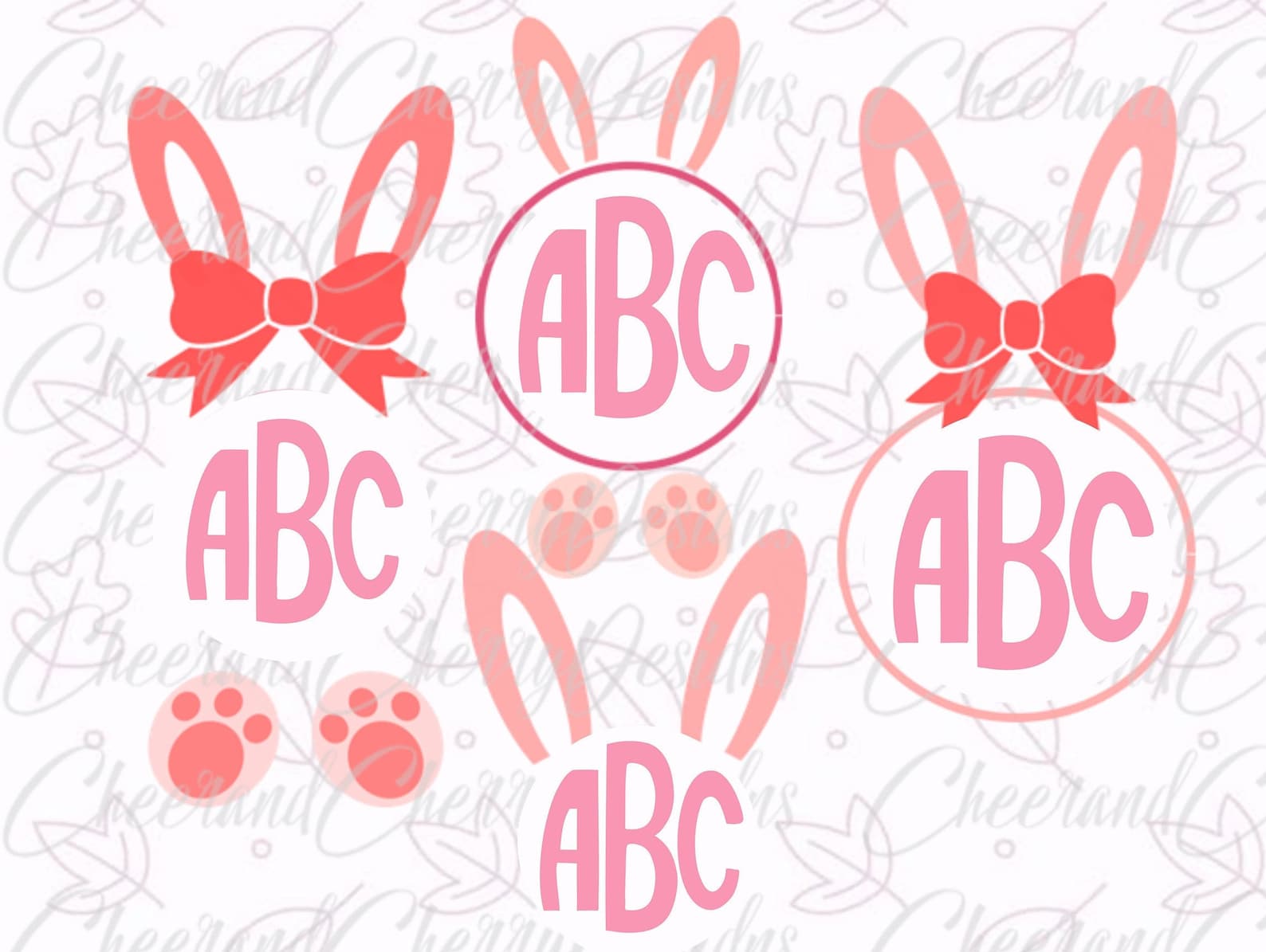 Easter Bunny SVG Baby Firs Easter SVG Bunny Monogram SVG | Etsy
