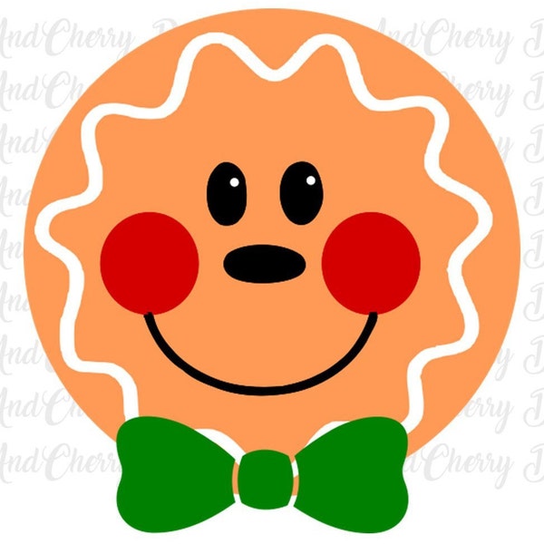 Gingerbread Face - Etsy