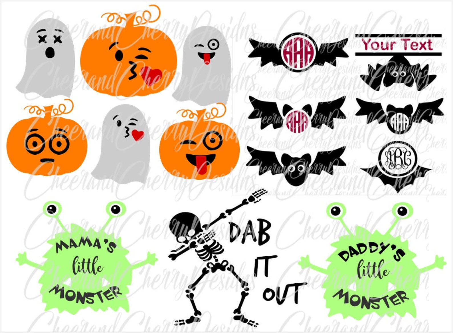 Halloween SVG Bundle Halloween Png Files Pumpkin Svg Ghost - Etsy