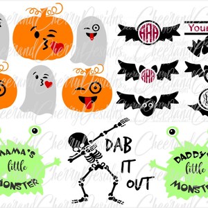 Halloween SVG Bundle, Halloween Png Files, Pumpkin Svg, Ghost Svg for ...