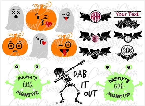 Halloween SVG Bundle Halloween Png Files Pumpkin Svg Ghost - Etsy