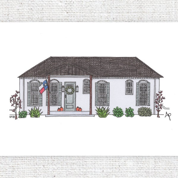 Colored Pencil House - Etsy