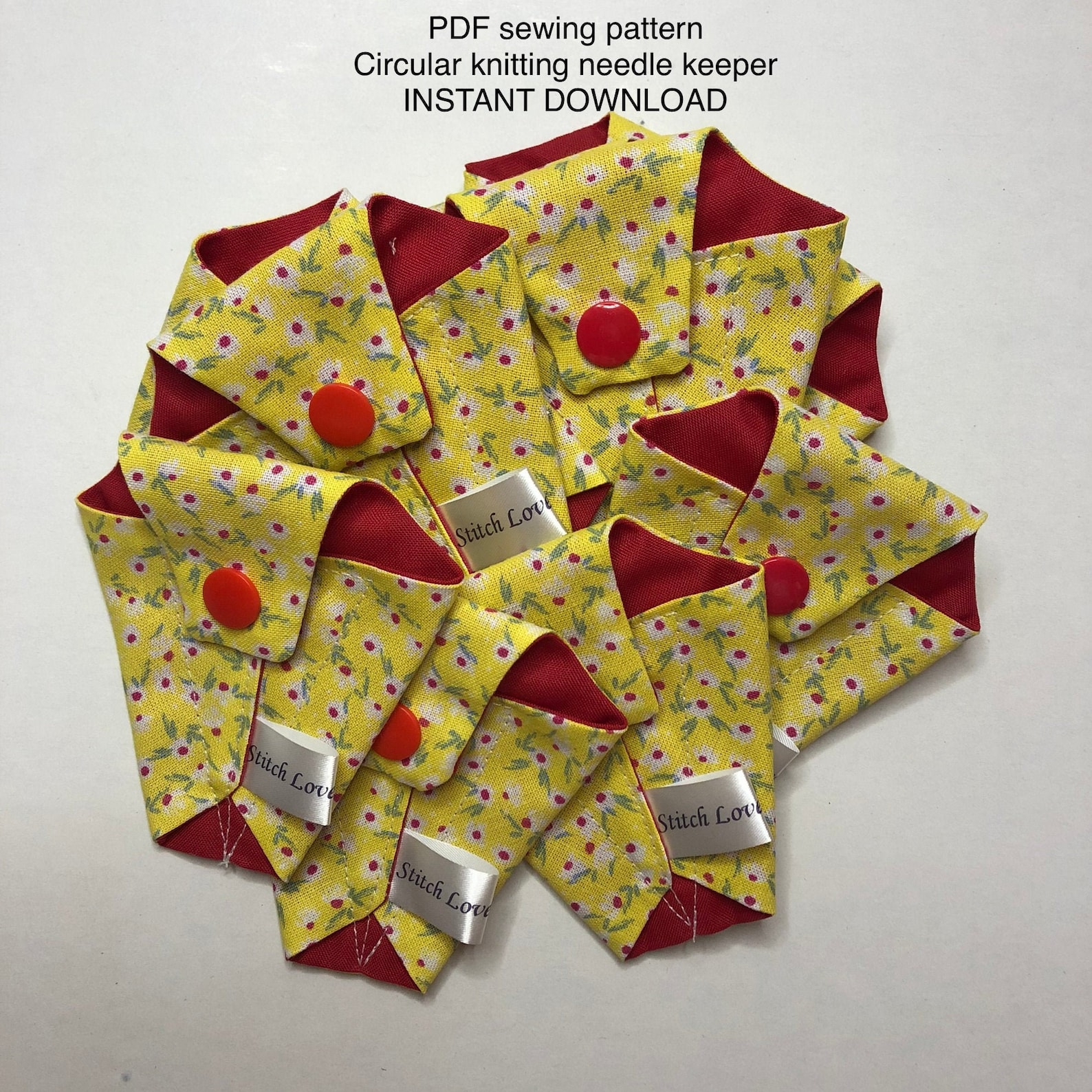 Sewing Pattern, Needle Keeper for Circular Knitting Needles. Needle ...