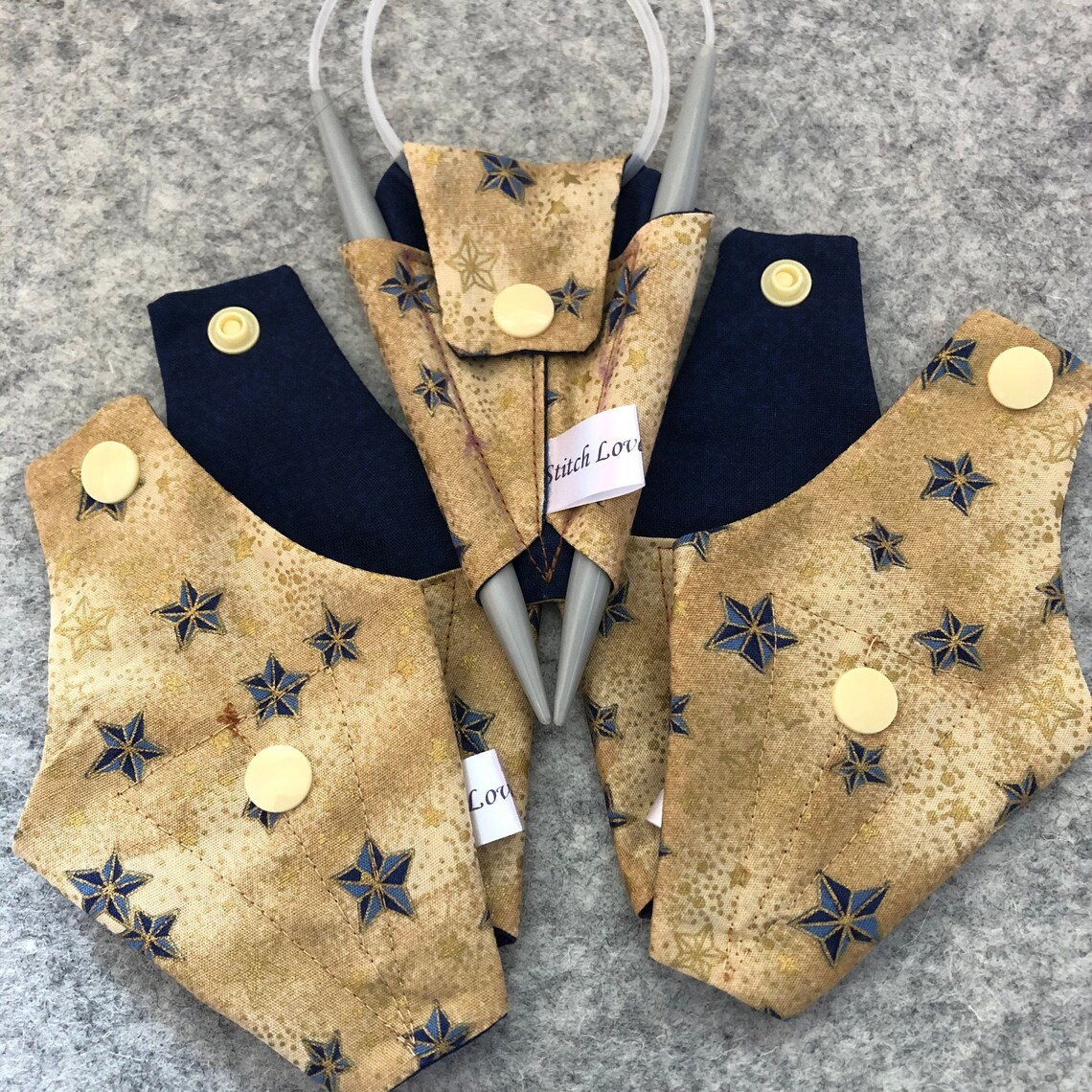 Sewing pattern needle keeper for circular knitting needles. | Etsy