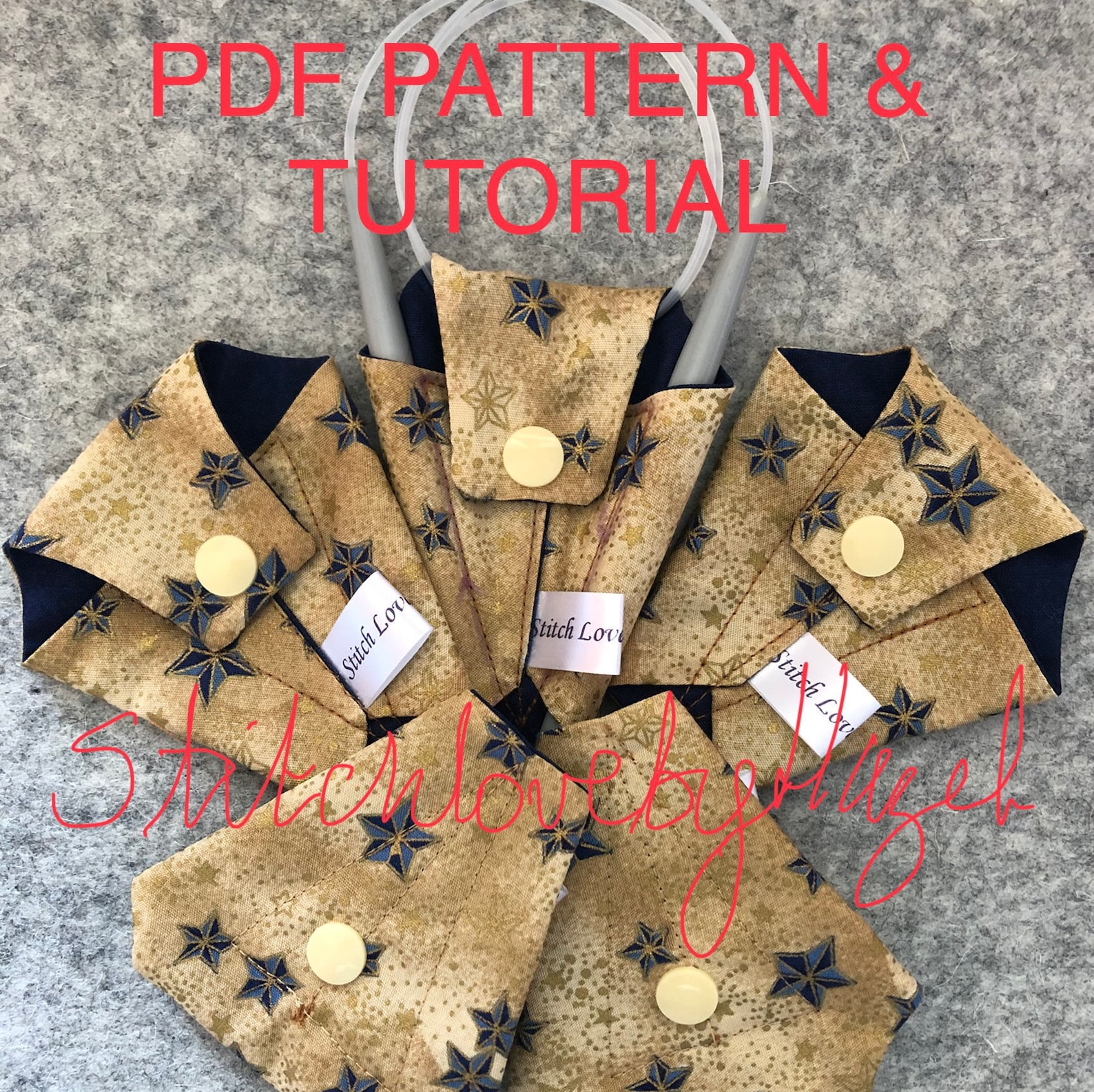 Sewing Pattern, Needle Keeper for Circular Knitting Needles. Needle ...