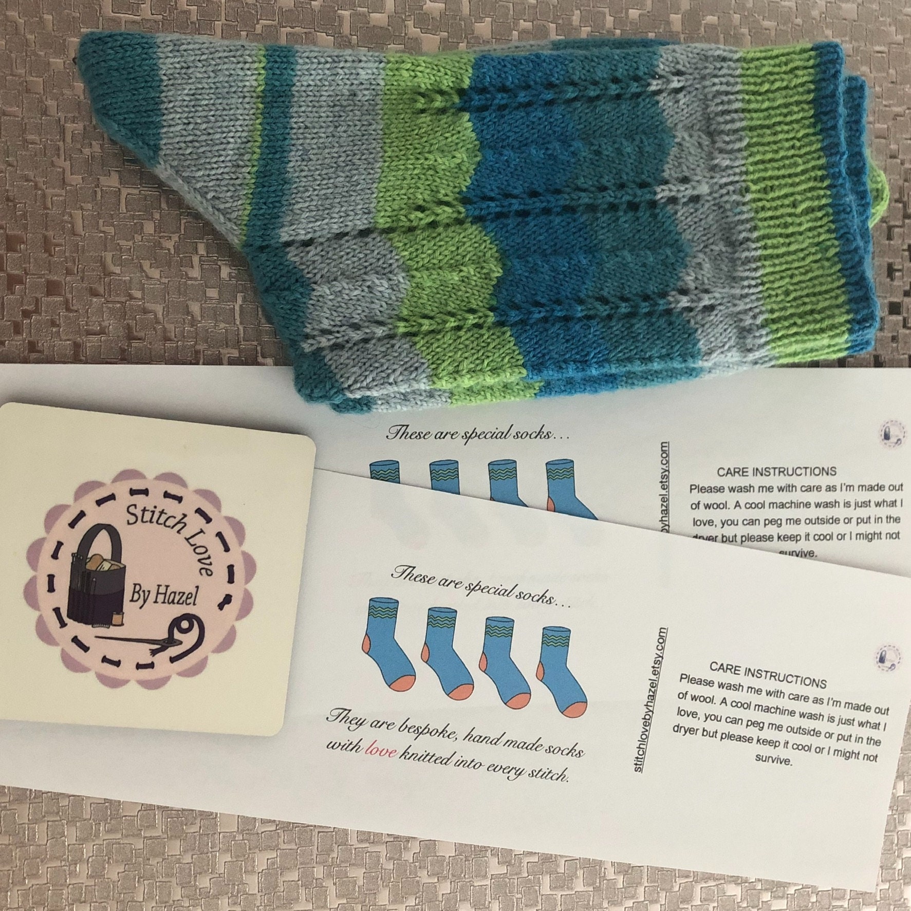 Printable Sock Label 3 Different Versions Sock Band Hand - Etsy