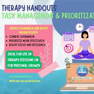 Eisenhower Matrix Handout for Task Management & Overwhelm Reduction ...