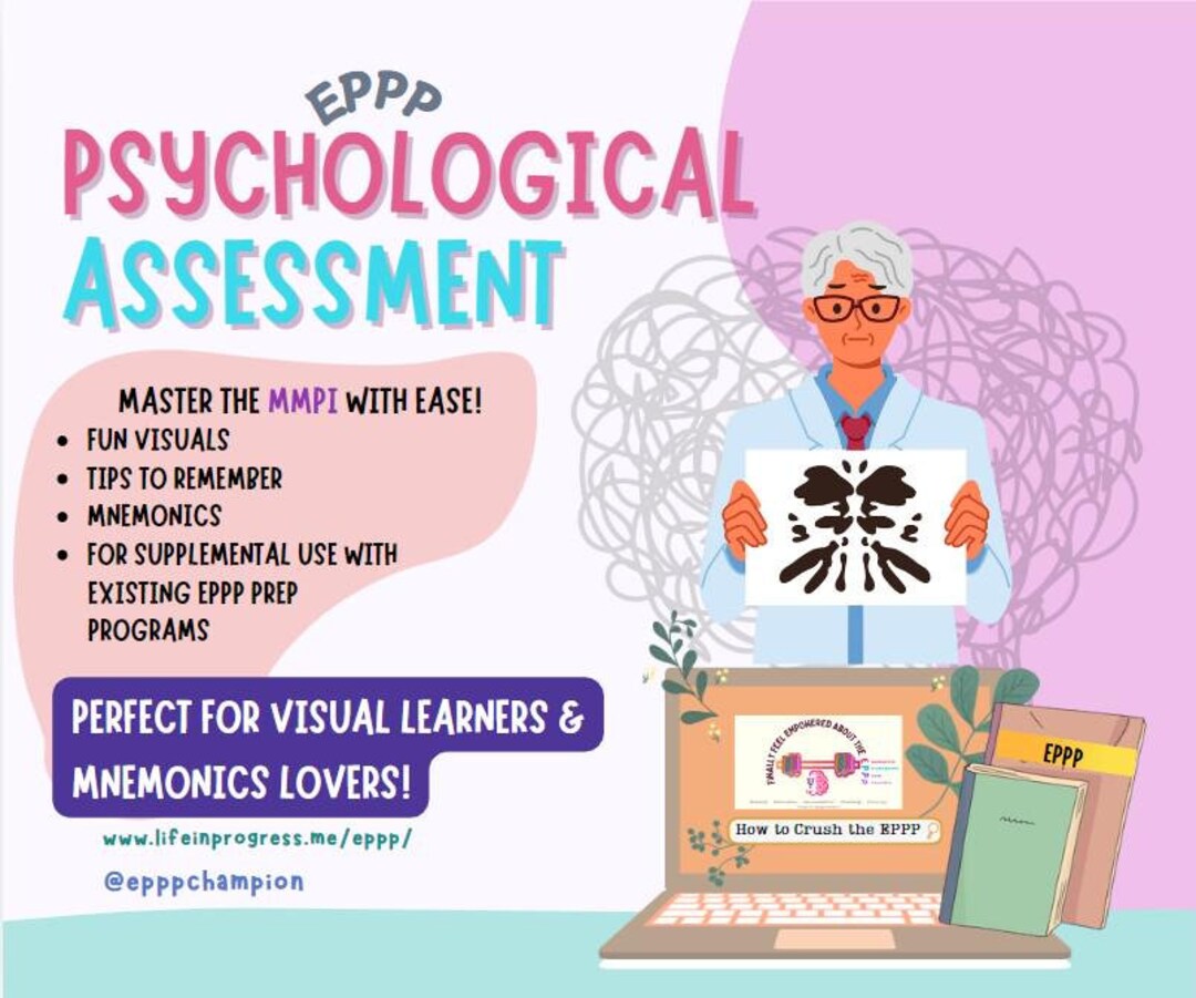 EPPP Visual Aid and Mnemonic Supplemental Packet (to Supplement Your ...