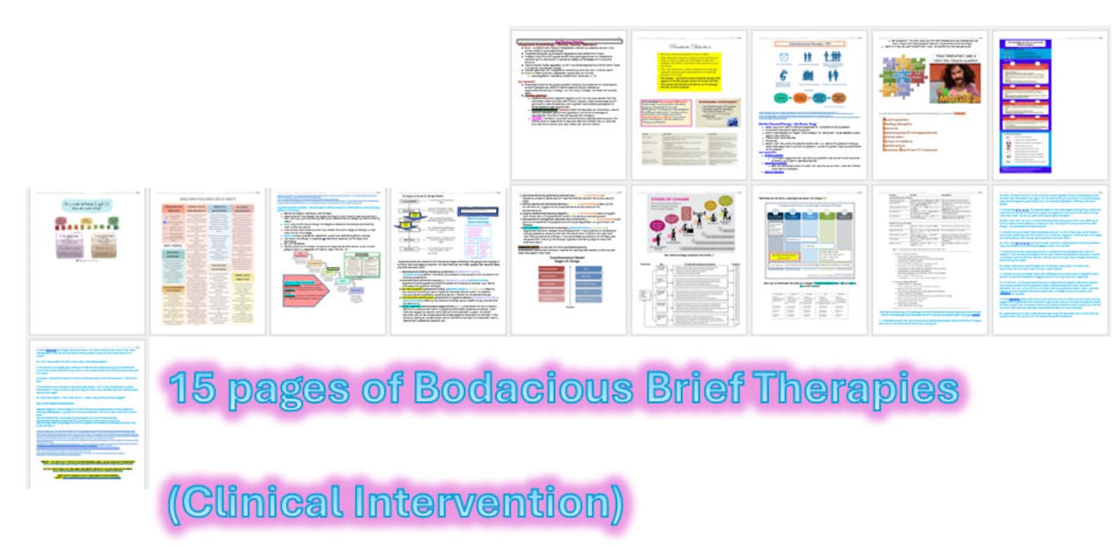 EPPP Visual Aid and Mnemonic Supplemental Packet (to Supplement Your ...